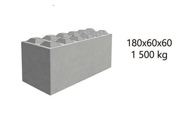 BLOC DE BETON EMPILABLE LEGO fabriqué en france